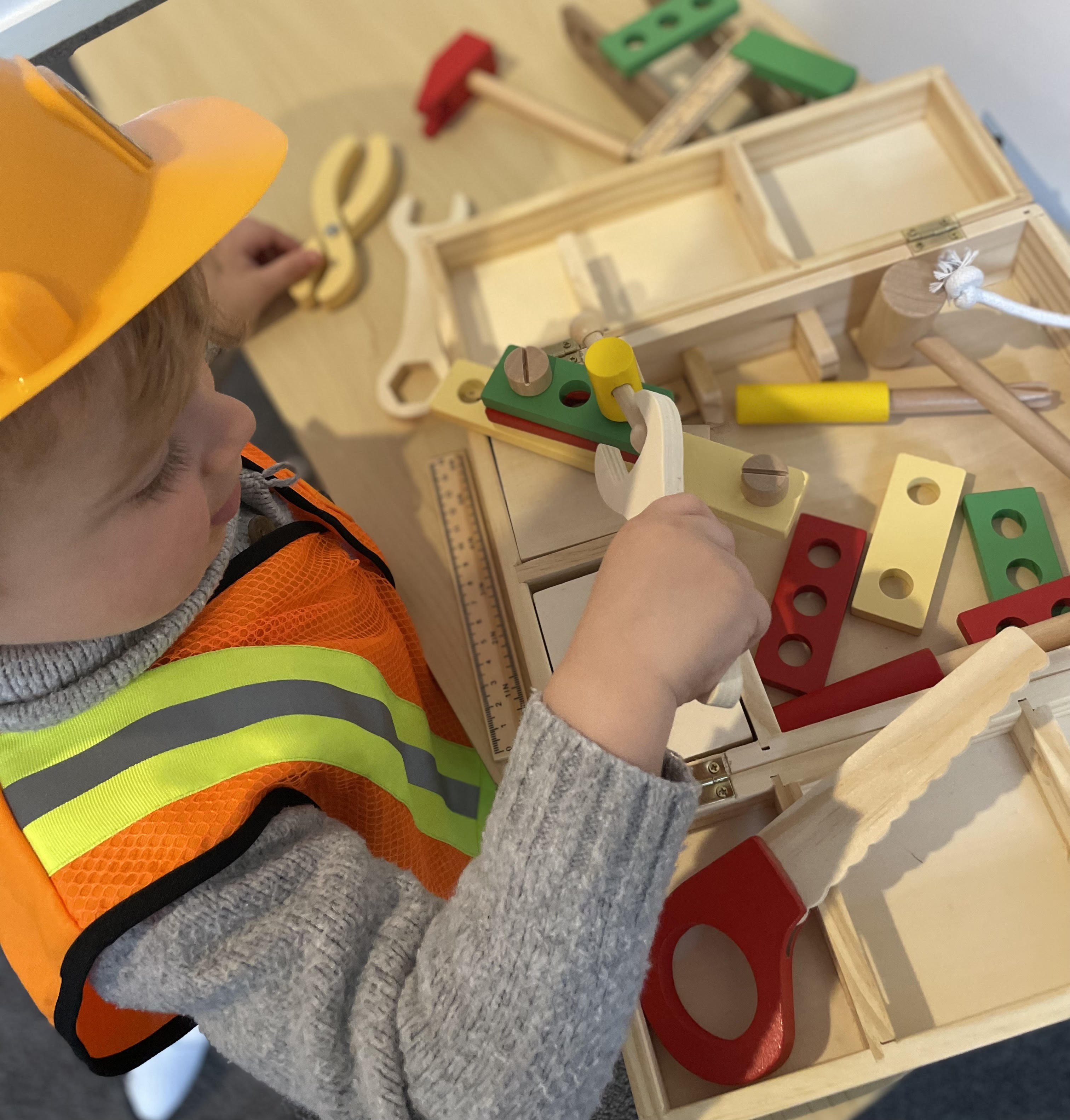 WOODEN TOOL KIT – The Design Planner Kids