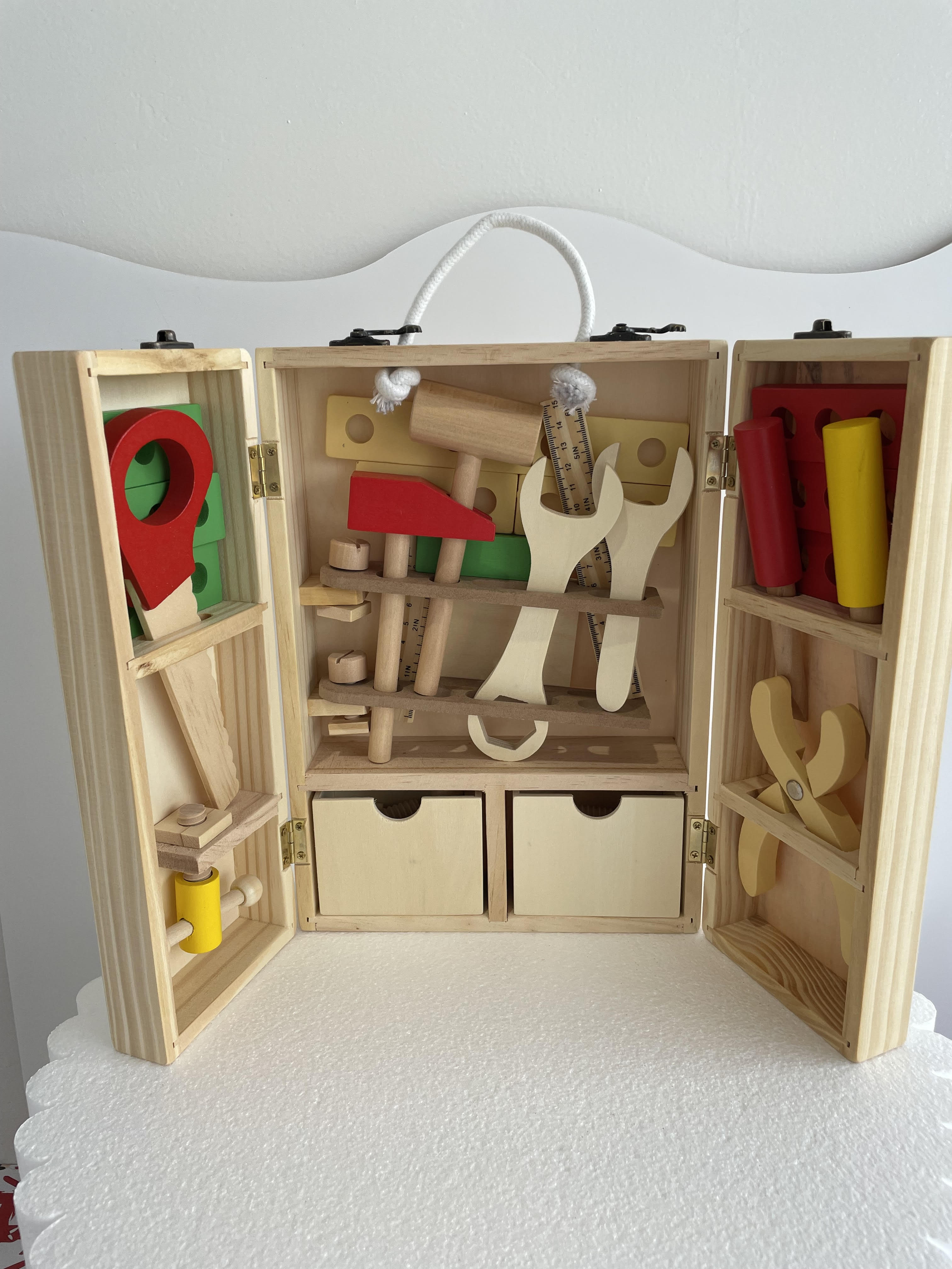 WOODEN TOOL KIT – The Design Planner Kids